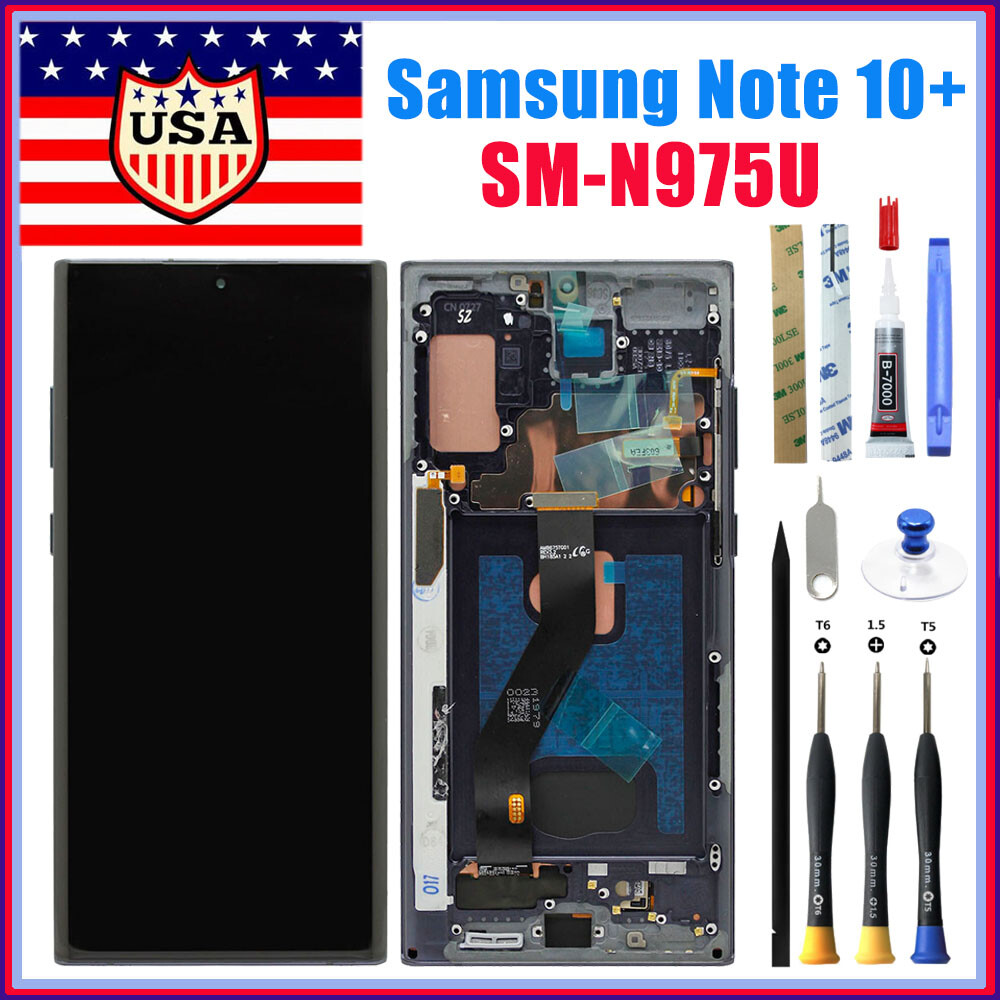 LCD Display Touch Screen +Frame For Samsung Galaxy Note 10+ Plus SM ...