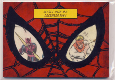 2017 Marvel Fleer Ultra Spiderman Dual Comic Cut Panel DCP24 Secret ...