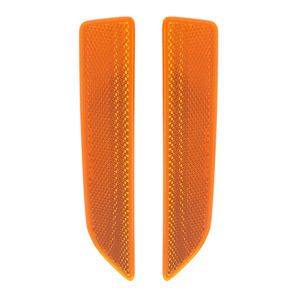 Pair Front Left & Right Side Bumper Cover Reflector Fit For 2007-2010 ...