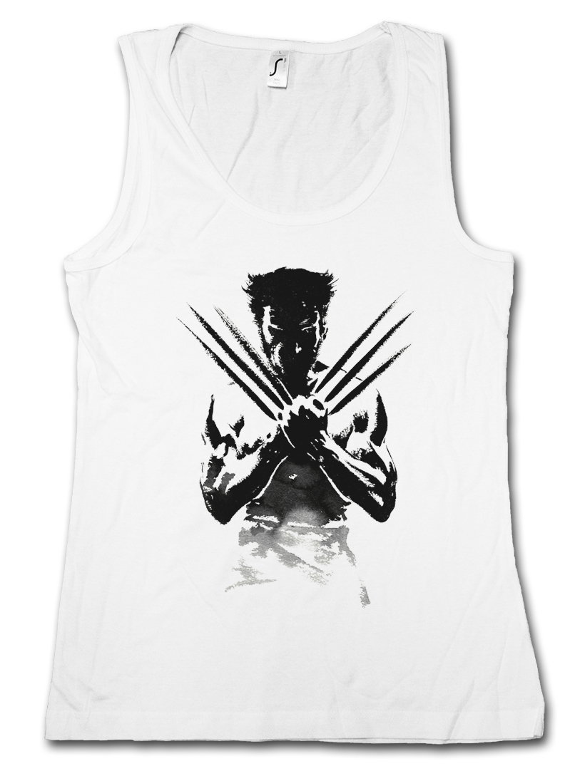 WOLVERINE SHADOW WARRIOR TANK TOP GYM VEST- X-Men Hugh Logan Jackman ...