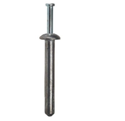 Qty 200 Metal Pin Anchor M5 (5mm) x 22mm Zinc Alloy Mushroom Nail Knock ...