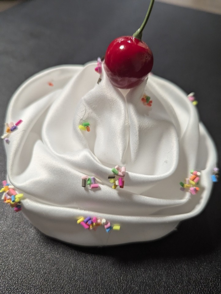 New Headpiece Costume Whip Cream Sprinkles And Cherry 🍒 Ice Cream clip ...