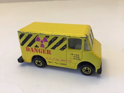 Hot Wheels 1990 Homer Simpson Nuclear Waste Delivery Van, Yellow Hubs ...
