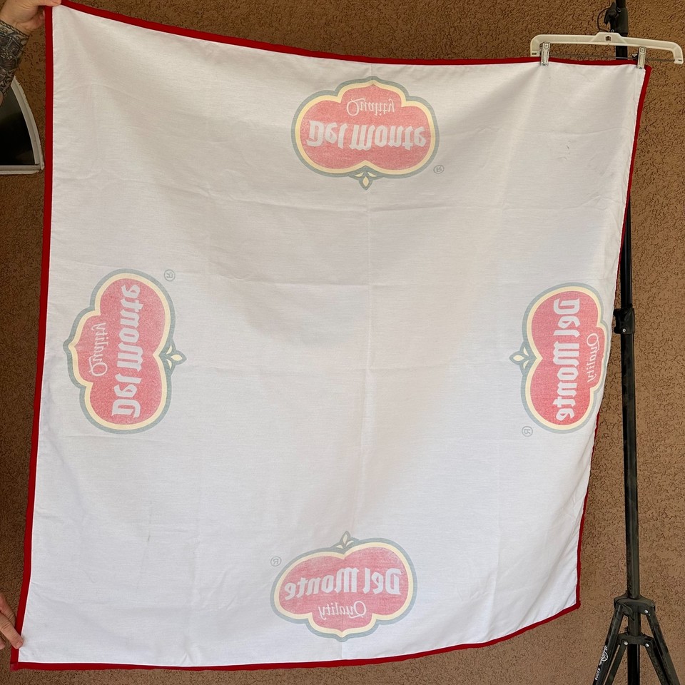 Nappe Carrée Logo Del Monte Fruits 53x53 Promo Officielle Mangue Ananas ...