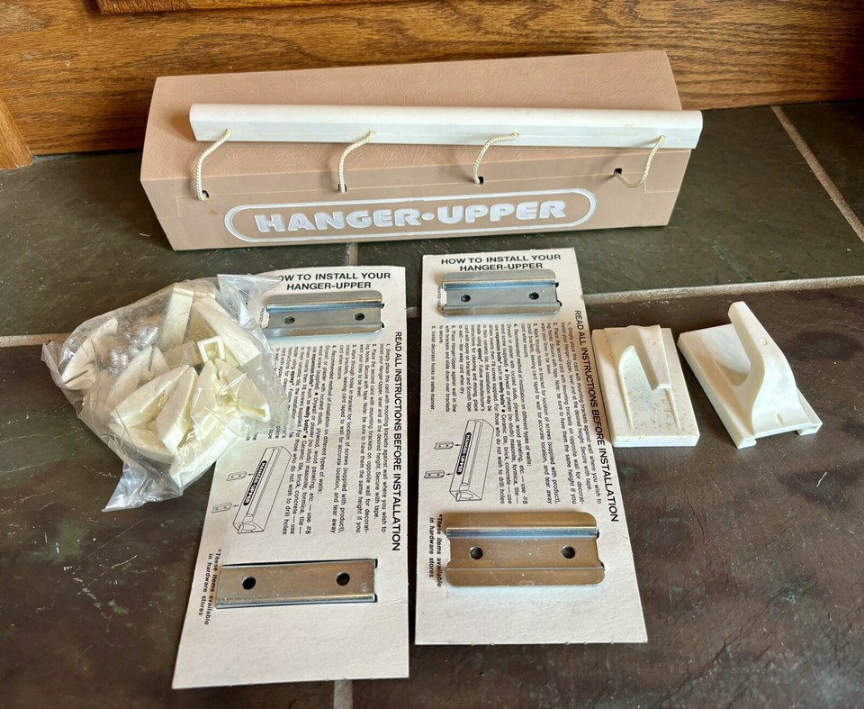 Vintage NOS Hanger Upper Retractable Clothesline Includes Hardware ...