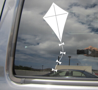Flying Kite - Recreation Hobby Car Window High Quality Vinyl Decal ...