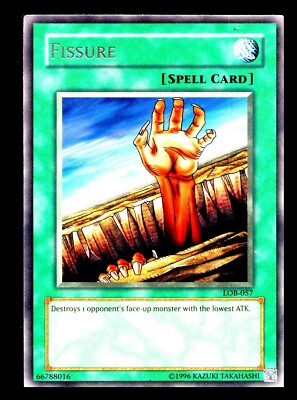 A288 YUGIOH SPELL CARD FISSURE LOB-057 | eBay