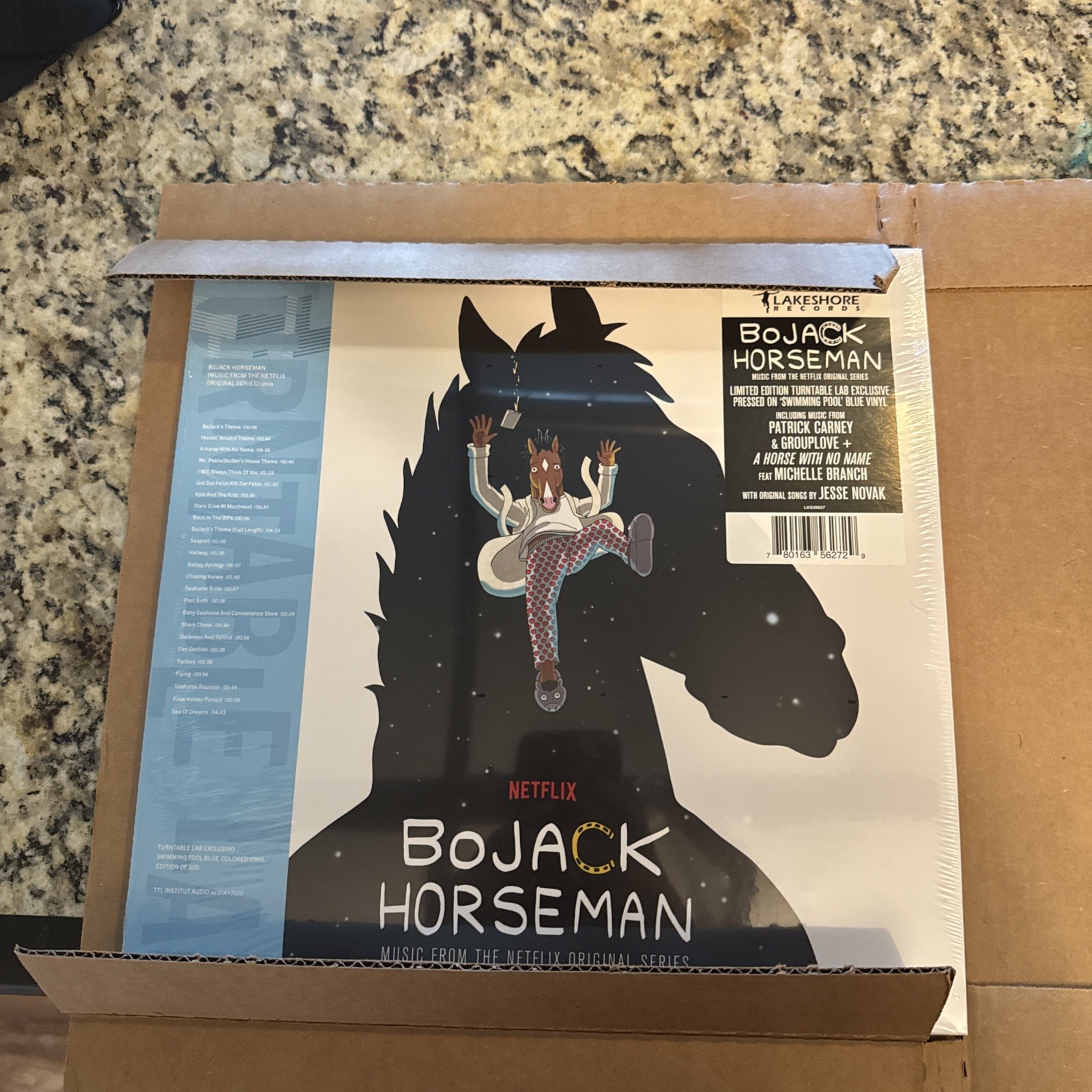 Bojack Horseman Soundtrack BLUE Vinyl LP Turntable Lab Limited Edition ...