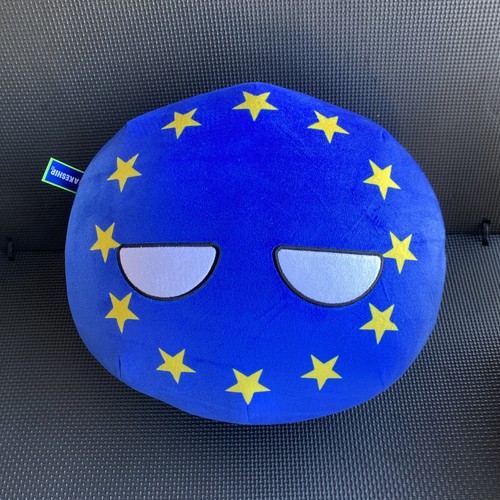 JUMBO SIZED Drew Durnil European Union Makeship Countryball Plushie ...