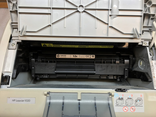 HP LaserJet 1020 Q5911A Monochrome Laser Printer with 38k pg ct and ...