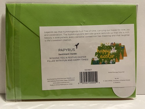 Papyrus Easter Card | Three Tiered Displayable Card | eBay