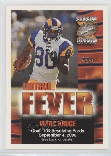 2000 Season Opener Football Fever Sweepstakes Isaac Bruce (September 4 ...