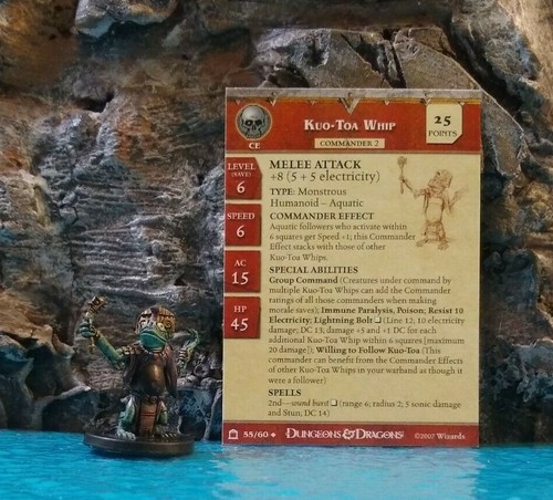Dungeons & Dragons NIGHT BELOW KUO-TOA WHIP #55 Uncommon Medium, With ...