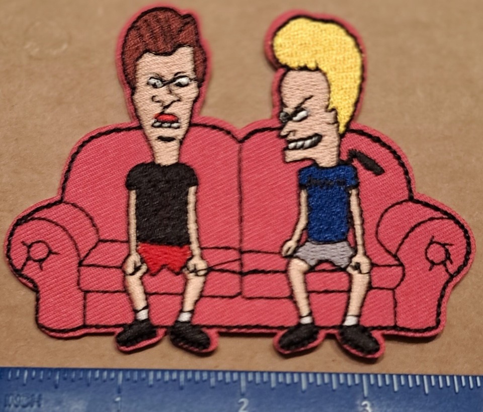 Beavis and Butt-Head embroidered Iron on patch | eBay