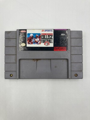 SNES - Bill Walsh College Football Super Nintendo Entertainment Syst ...