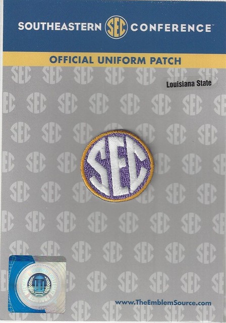 SEC Conference Team Jersey Uniform Patch LSU Tigers for sale online | eBay