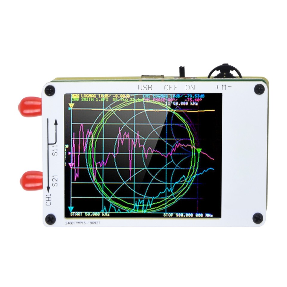 for NANO VNA Battery Touch Screen, for NANOVNA-H4 Network Vector ...