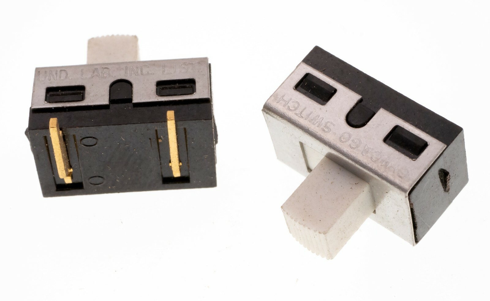 CHICAGO SWITCH Micro-Miniature Slide, SPST, PCB Mount, NOS - Lot of 5 ...