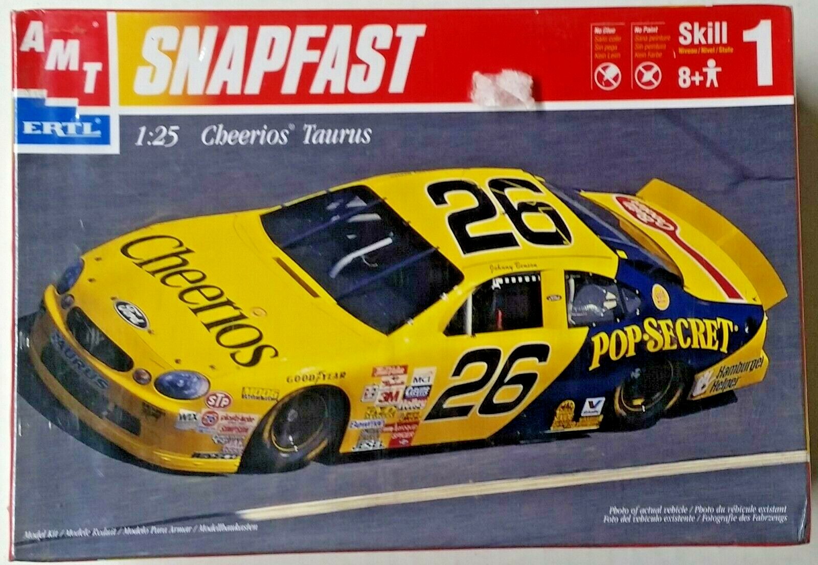 Amt #26 CHEERIOS Ford Taurus EASY SNAPFAST New Sealed NASCAR ...