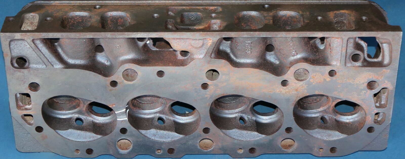 1967 Big Block Chevy 396 427 Oval Port Head 3909802 802 Date D-6-7 ...