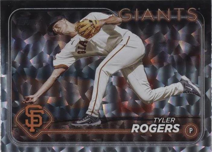 2024 Topps Update Series - Tyler Rogers #US92 Silver Crackle Foilboard ...
