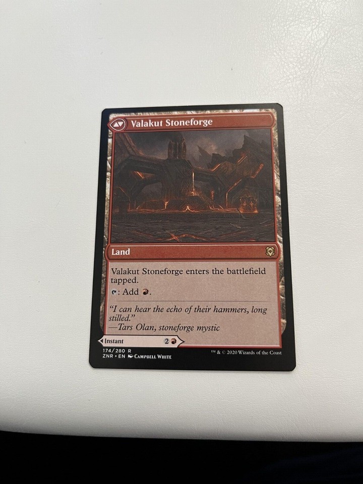 1x Valakut Awakening // Valakut Stoneforge | Zendikar Rising | MTG ...