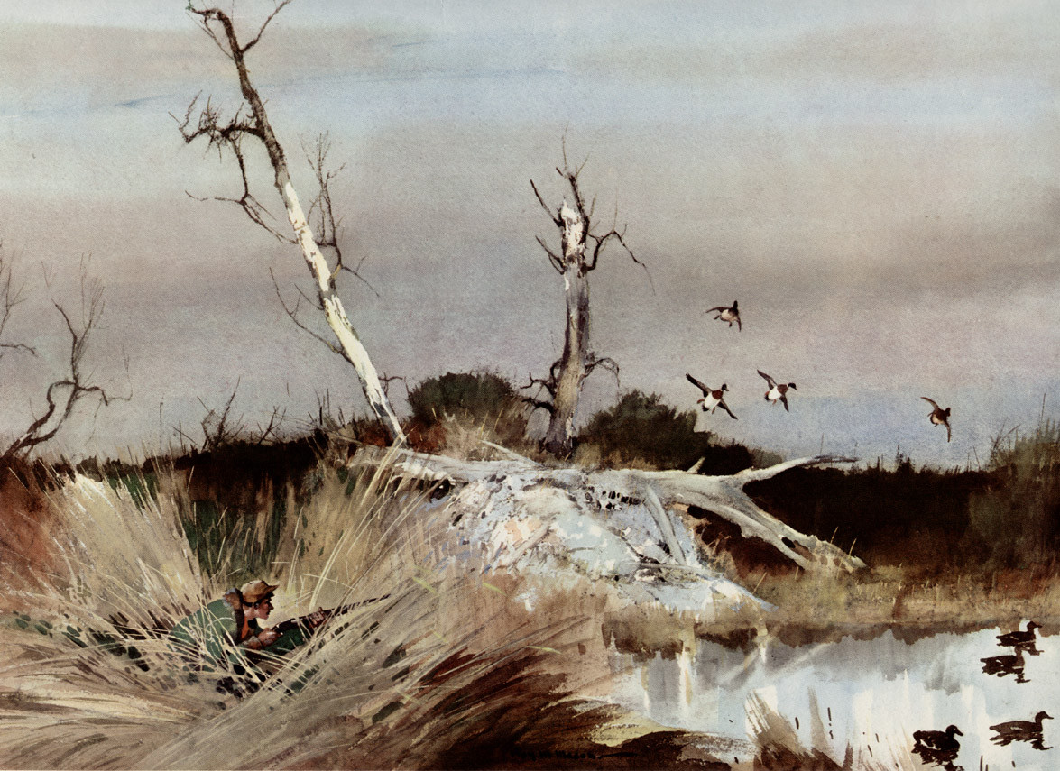 ROY MARTELL MASON - RIGHT IN THE GROOVE - 13x19 Sporting Art Print ...