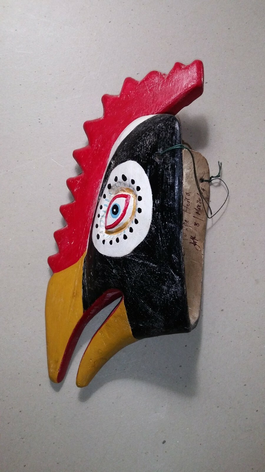 vintage Felipe Horta Detailed Wood Rooster Mask Tocuaro Michoacan ...