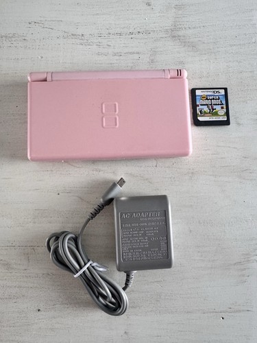 Nintendo DS Lite CORAL PINK Portable Handheld Video Game Console System ...