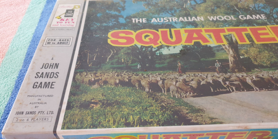 Extremely Rare Vintage SEALED John Sands Squatter Board Game + Mini ...