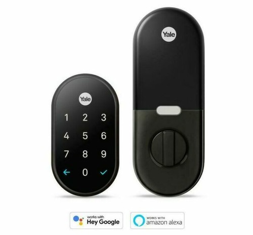 Google Nest x Yale Lock with Nest Connect - Black Suede (RB-YRD540-WV ...