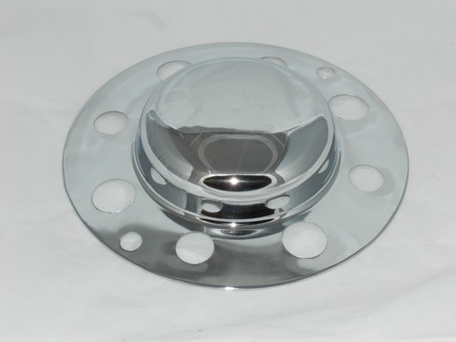 FITS FRONT DUALLY ALCOA EAGLE ALLOYS 8 LUG WHEEL RIM CHROME CENTER CAP ...