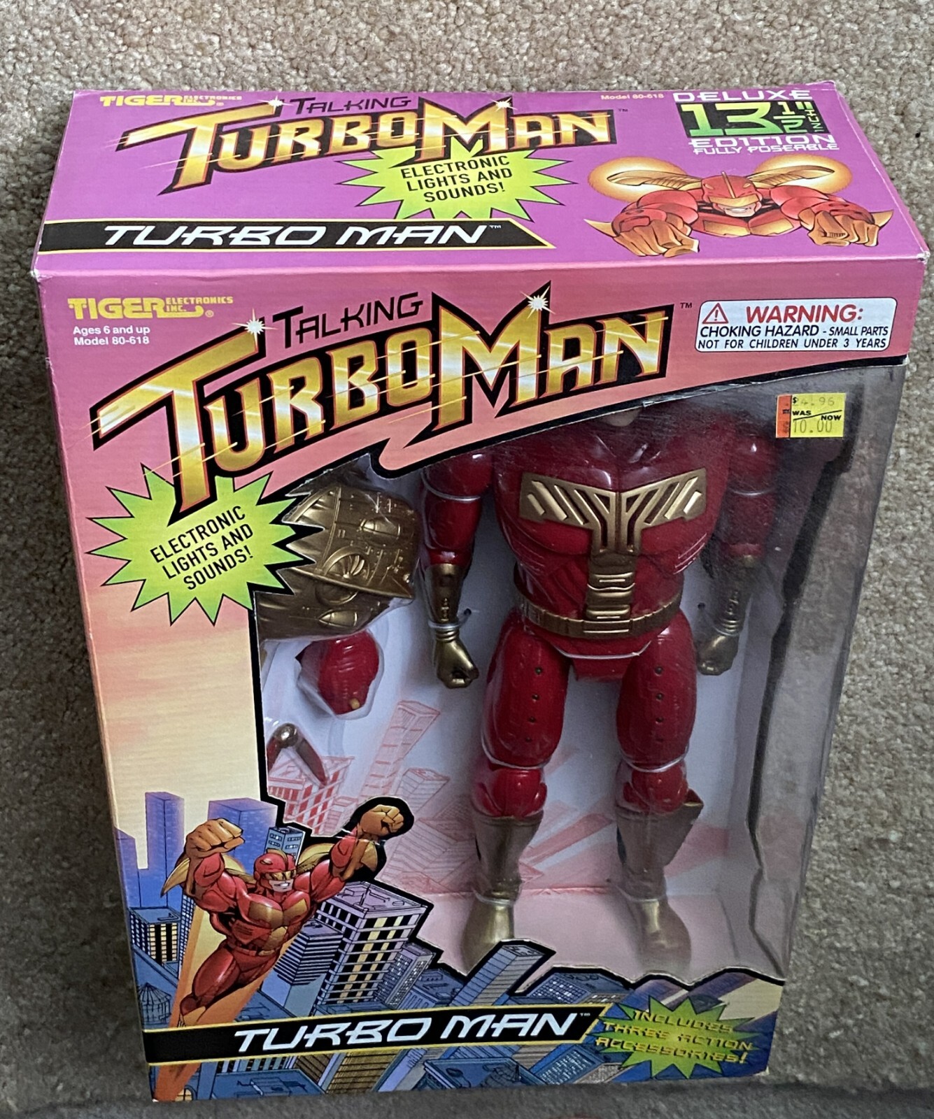 1996 Vintage Talking Turbo Man Jingle All The Way Action Figure NRFB | eBay