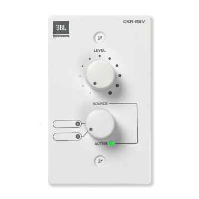 JBL CSR-2SV WHT CSR Series Wall Mount Remote Control for CSM Mixer ...