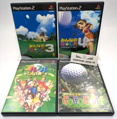 PlayStation2 Everybody's Golf 3,4 (Minna no Golf 3,4) PS2 JAPAN GAME ...