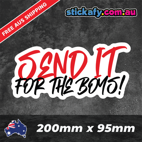 Send It For the Boys Sticker Funny Laptop Car Window Bumper 4x4 JDM ...