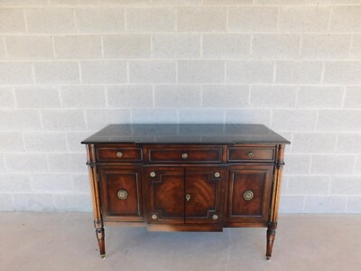 Lillian August Regency Style Granite Top Sideboard / Server | eBay