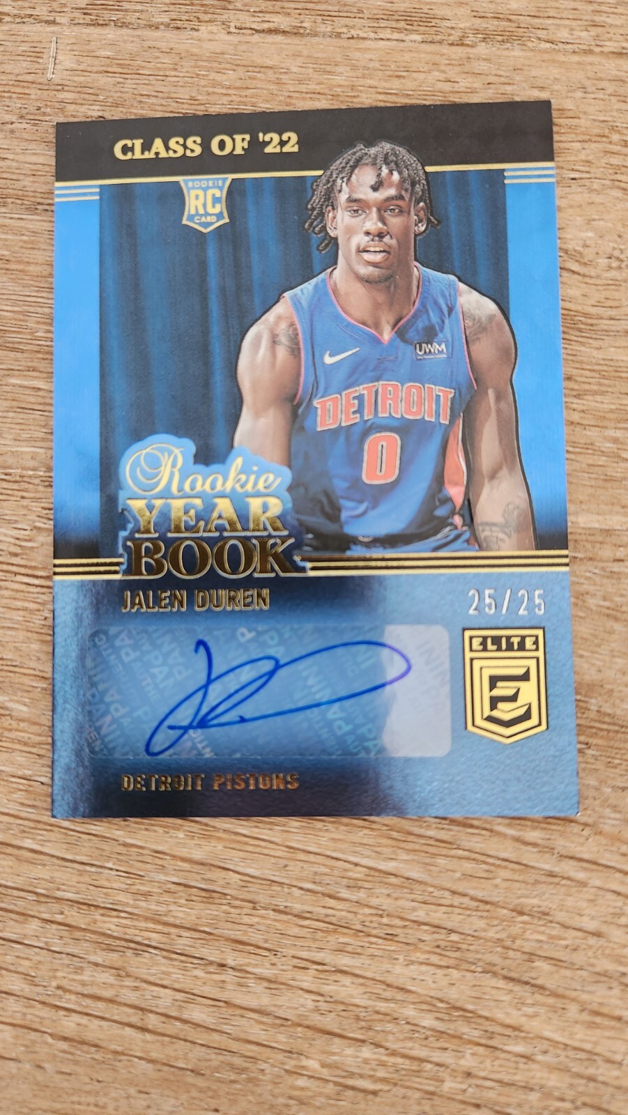 2022-23+Donruss+Elite+-+Rookie+Yearbook+Autographs+Red+%23RYB-JLD+Jalen ...