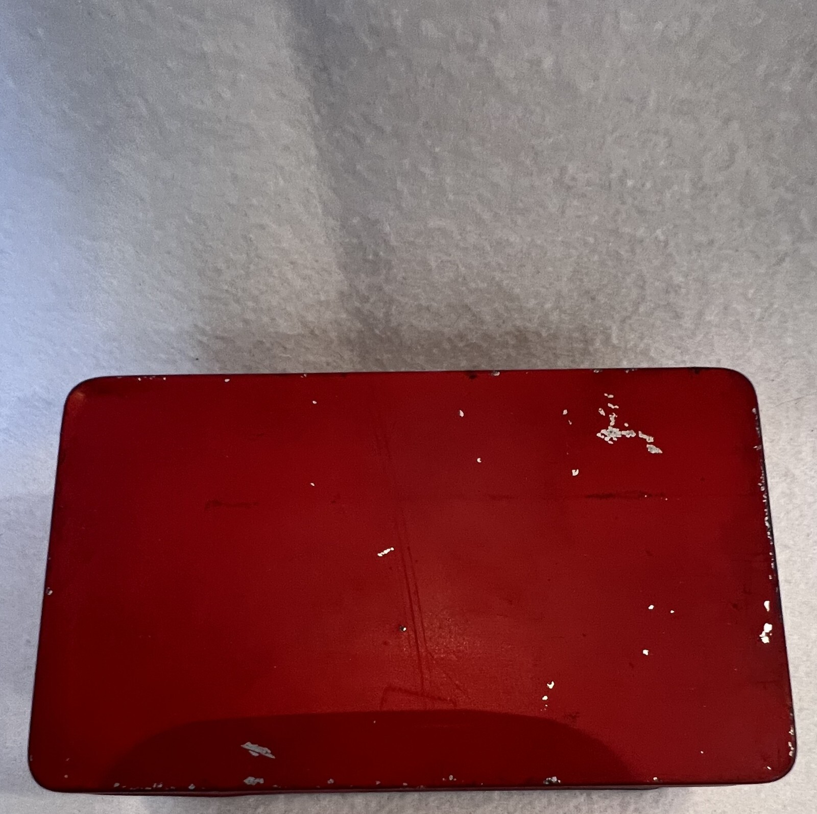 Prilect Travelling Iron Metal Tin Box ONLY Red Black 5x3x2 Vtg Made in ...
