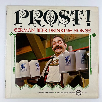 Prost! German Beer Drinking Songs Vinyl LP Record Album Fiesta FLP 1357 ...
