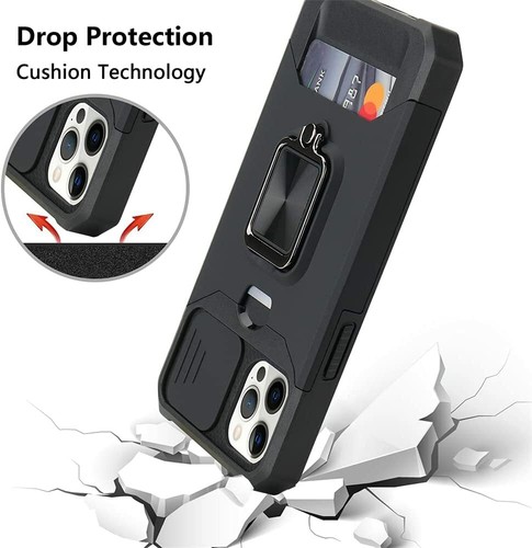Hybrid [Scratch/Dust Proof] Armor Defender Stand Case Card Slot for ...