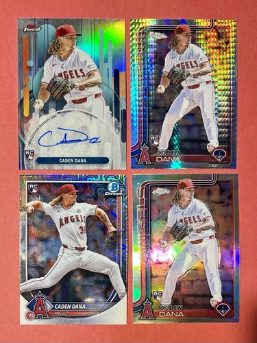 DANA CADEN (RC) 2025 4-Card ROOKIE AUTOGRAPH PARALLEL BUNDLE (rd ...