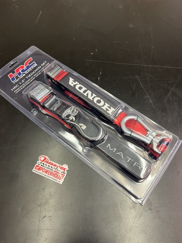Honda HRC Matrix 1.5" Tiedowns Set-Red | eBay