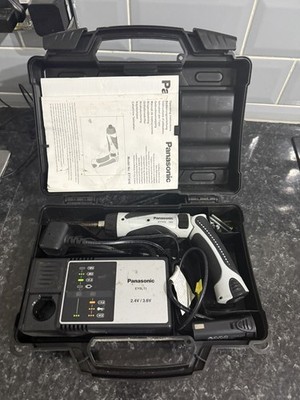 Panasonic EY7410 cordless screwdriver, charger and two batteries | eBay UK