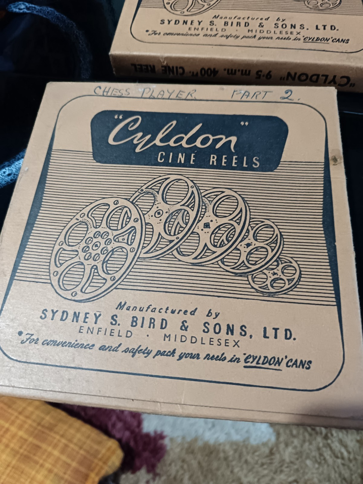 2 boxed cyldon 9.5mm cine reels | eBay UK