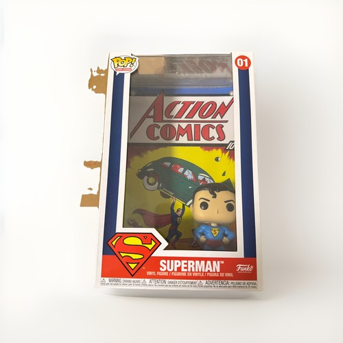 Funko Pop! Comic Cover: DC Superman Action Comic 01- New | eBay