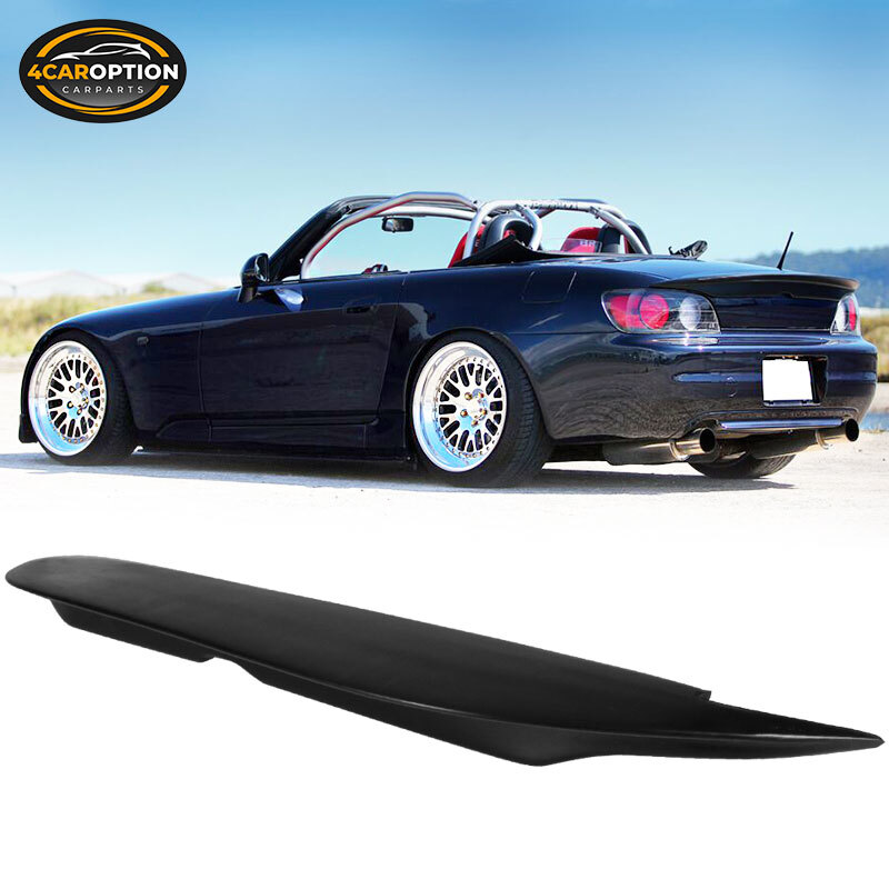 Fits 00-09 Honda S2000 AP1 AP2 BYS Style Unpainted Black Trunk Spoiler ...