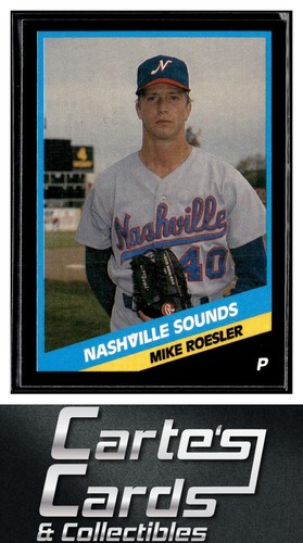 Mike Roesler 1988 CMC Nashville Sounds #11 Cincinnati Reds | eBay