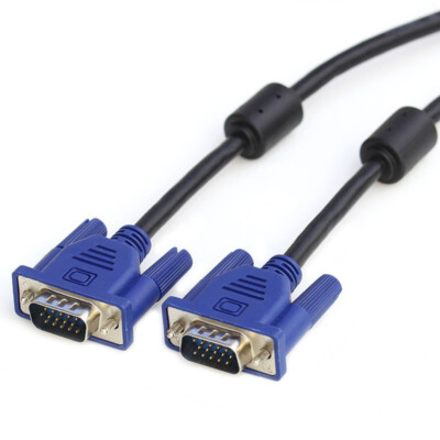 VGA Cable SVGA Monitor Cable M/M 3Ft Male to Male Computer LCD LED Cord ...