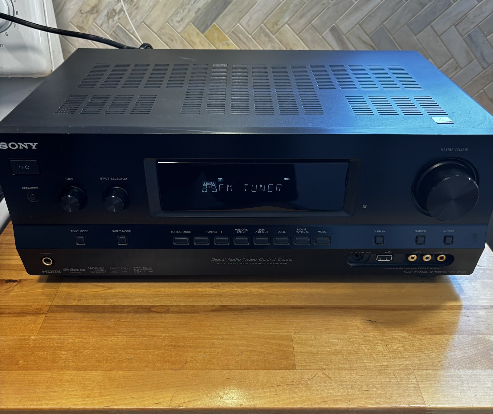 Sony STR-DH720 7.1 Channel Home Theater AV HDMI Receiver Works Great ...